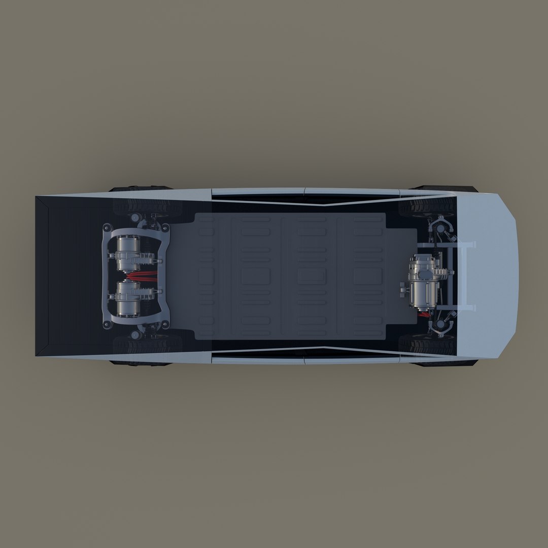 3D tesla cybertruck chassis - TurboSquid 1514625