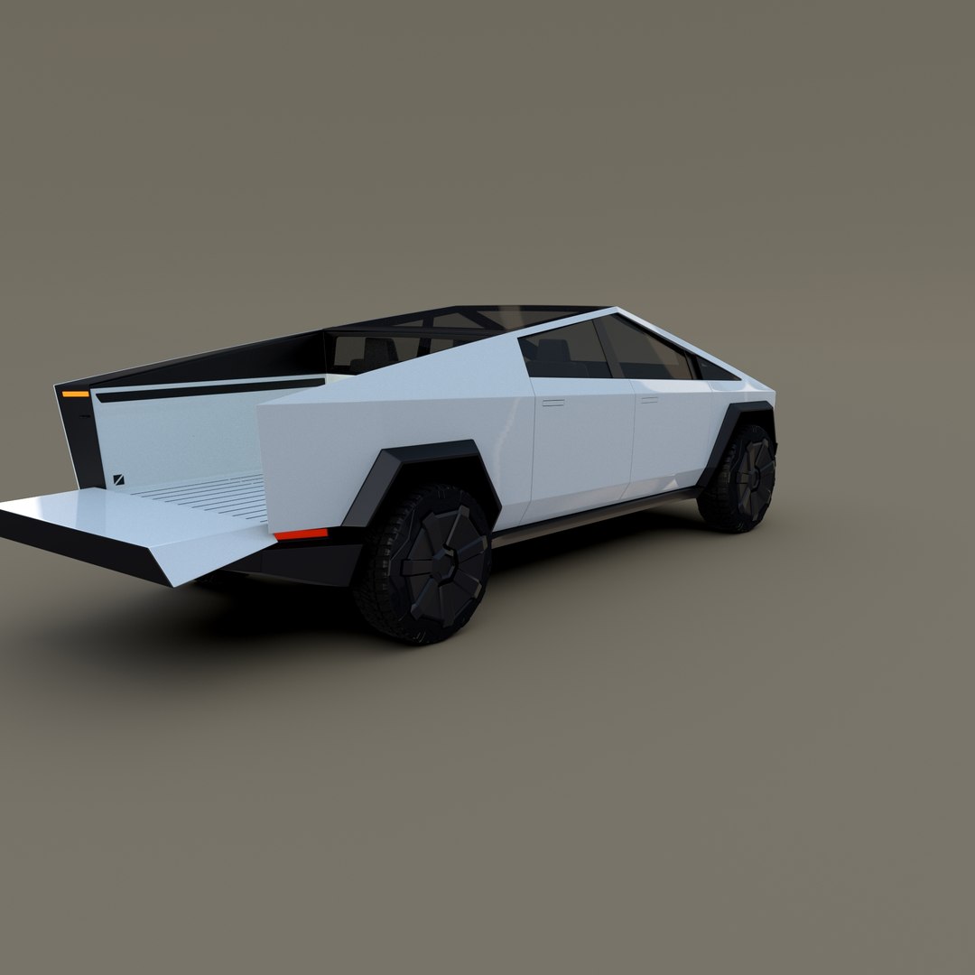 3D tesla cybertruck chassis - TurboSquid 1514625
