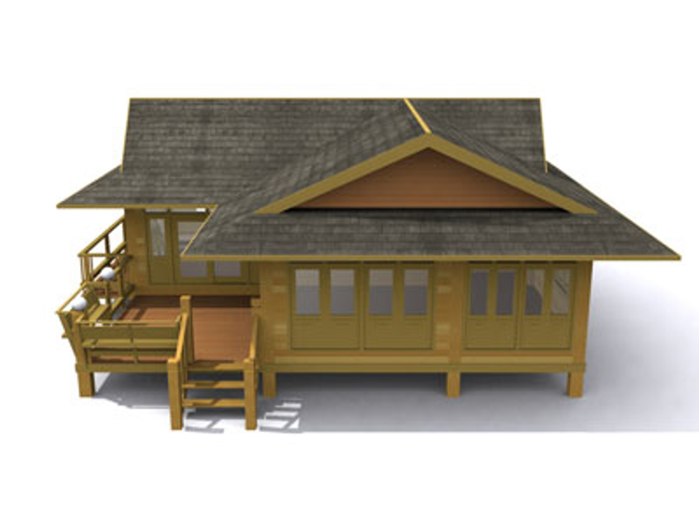 thai house 02 3d model