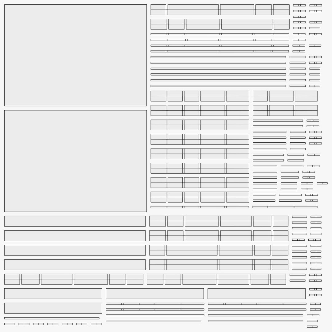 3D Model Wall Mounted Wooden Showcase 2 - TurboSquid 2228244