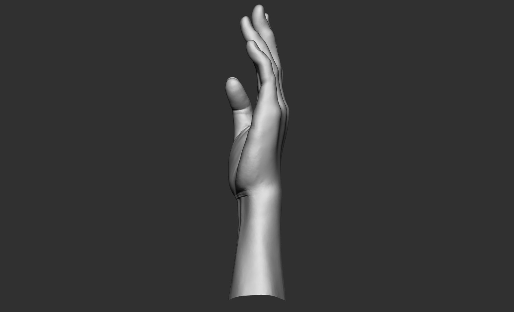 Hand Offering Open 3D Model - TurboSquid 1331189