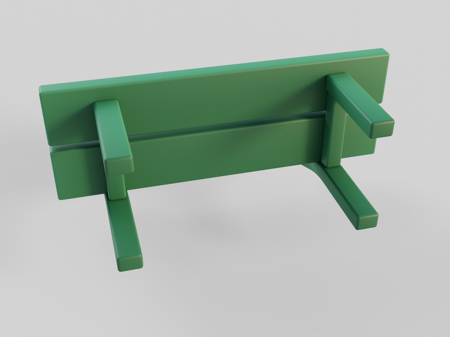 Cartoon Bench 4 Model - TurboSquid 2029011