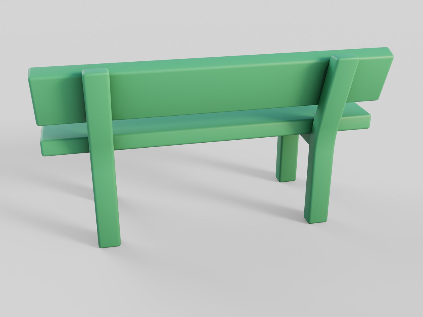 Cartoon Bench 4 Model - TurboSquid 2029011