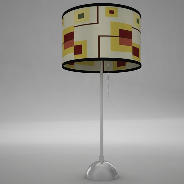 maya lamp scene
