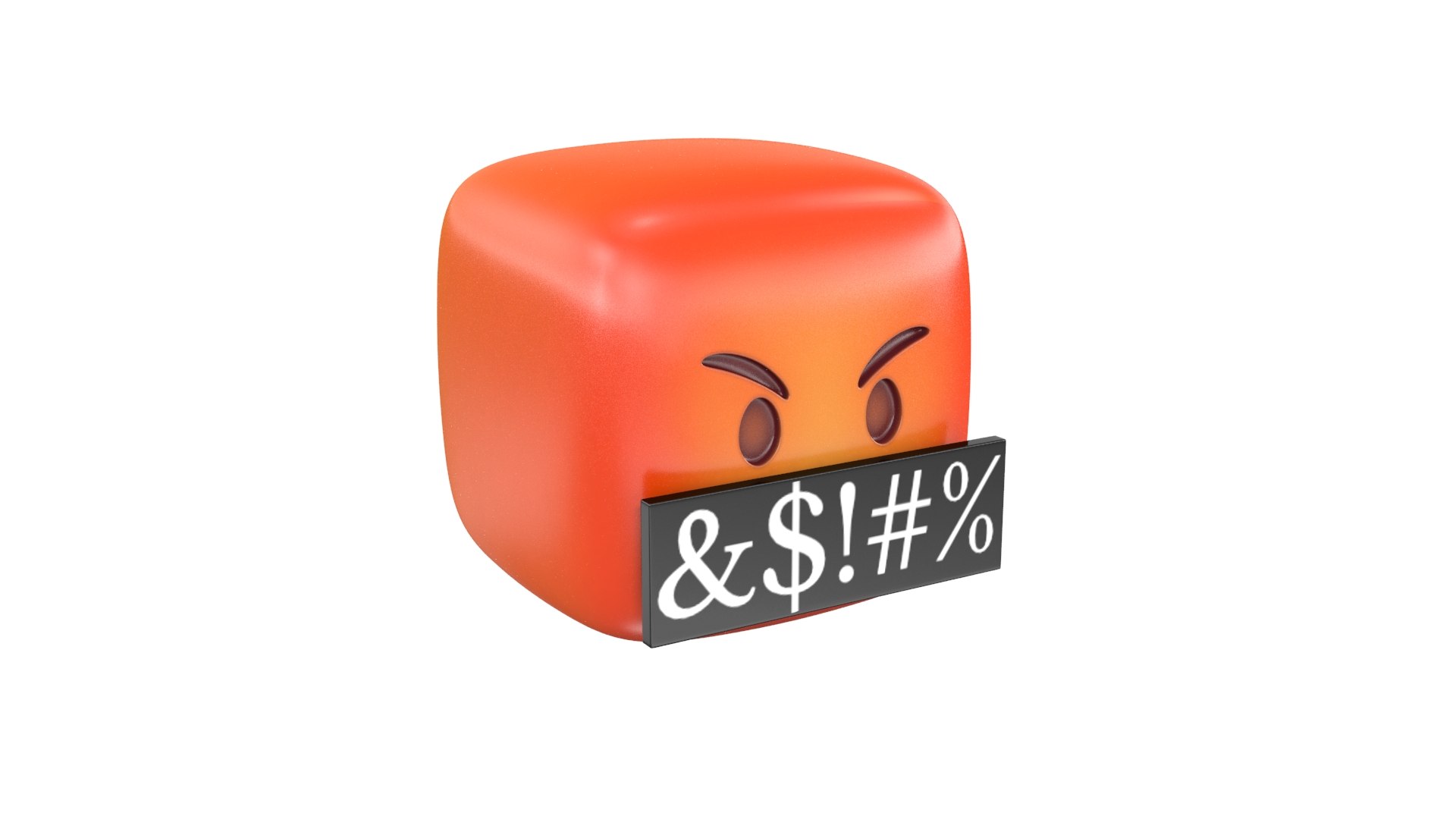 Smiley Face Emoji 34 3D Model - TurboSquid 2070291