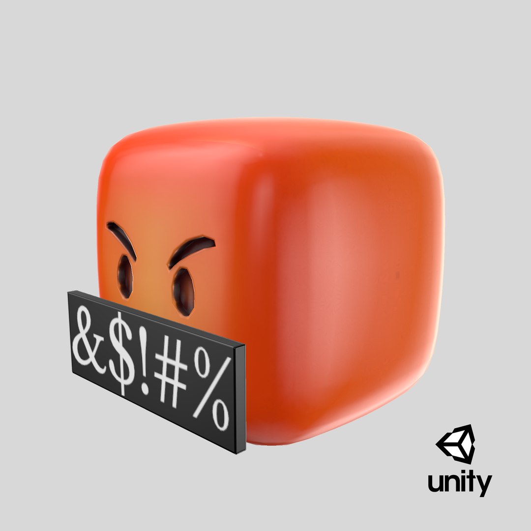 Smiley Face Emoji 34 3D Model - TurboSquid 2070291