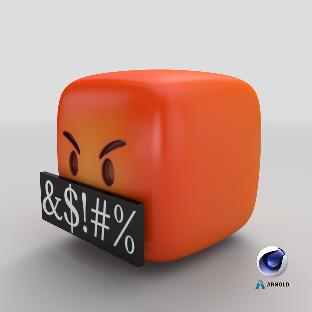 Smiley Face Emoji 34 3D Model - TurboSquid 2070291