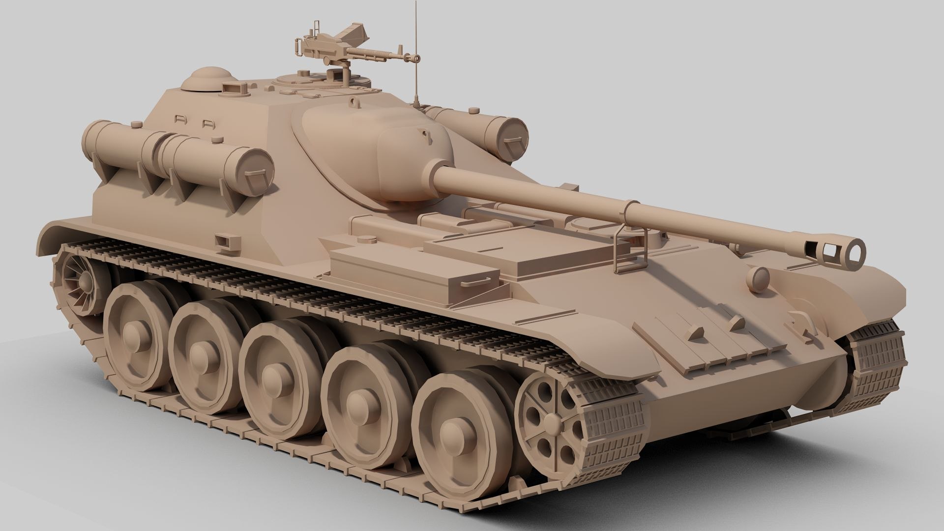 SU 101 Uralmash 3D Model - TurboSquid 1905317