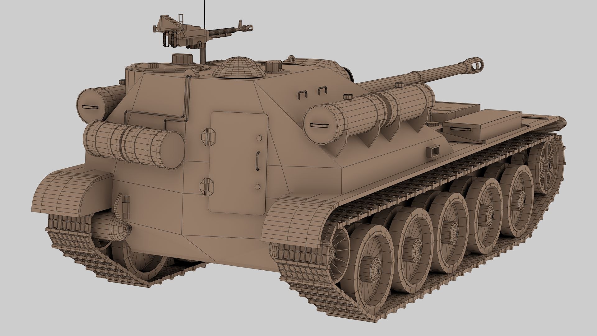 SU 101 Uralmash 3D Model - TurboSquid 1905317