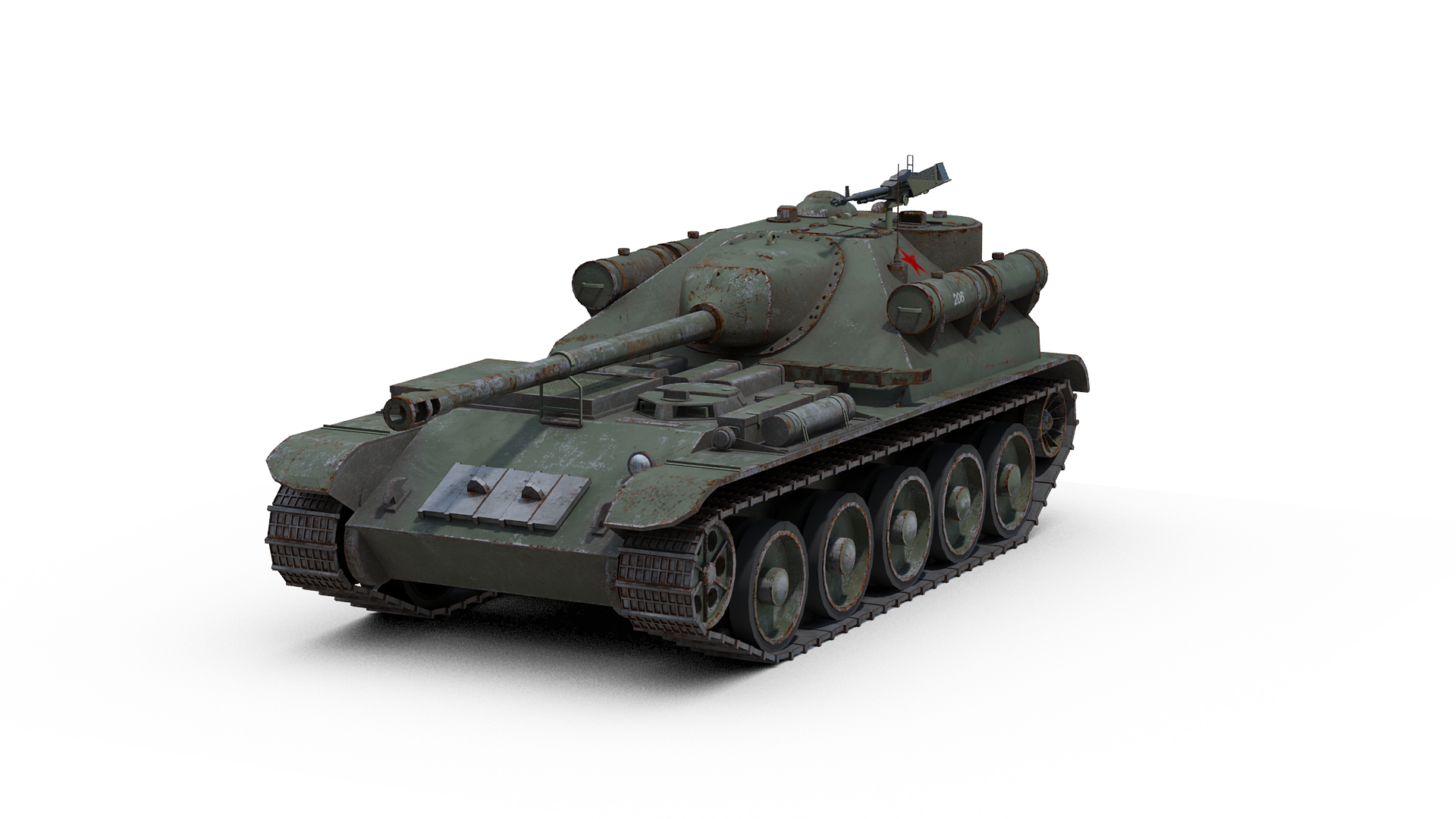 SU 101 Uralmash 3D Model - TurboSquid 1905317
