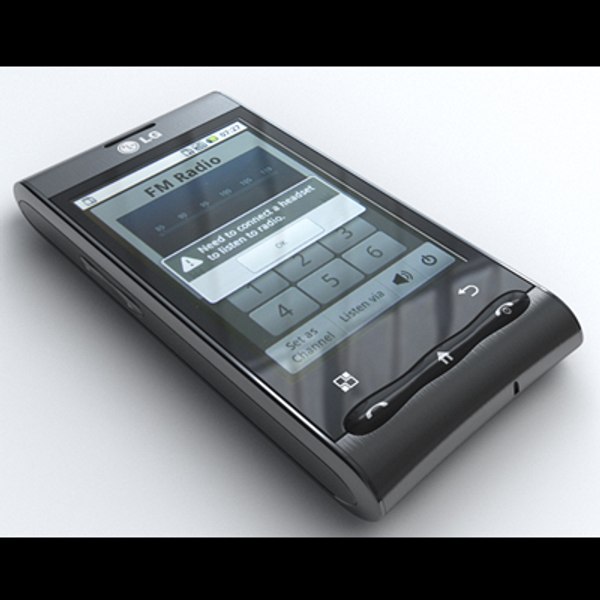 modelo 3d LG Optimus GT540 - TurboSquid 546646