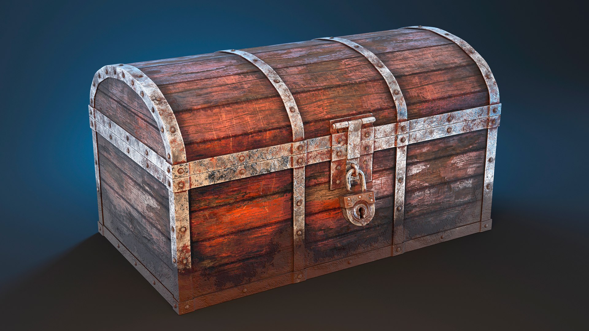 3D Model Pirate Chest PBR - TurboSquid 2340980