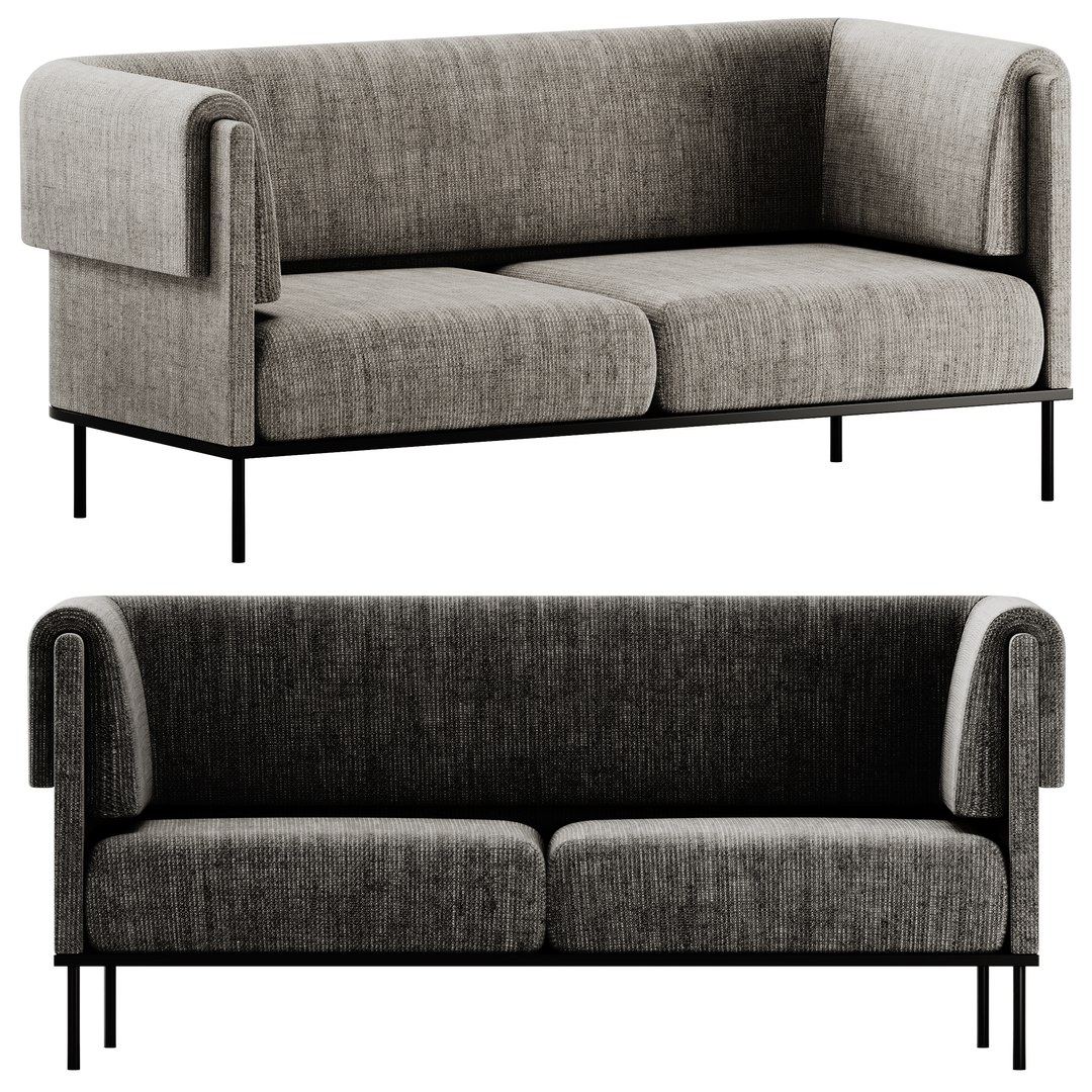 Adrenalina Ombra 2 Seater Sofa 3D Model - TurboSquid 2300375