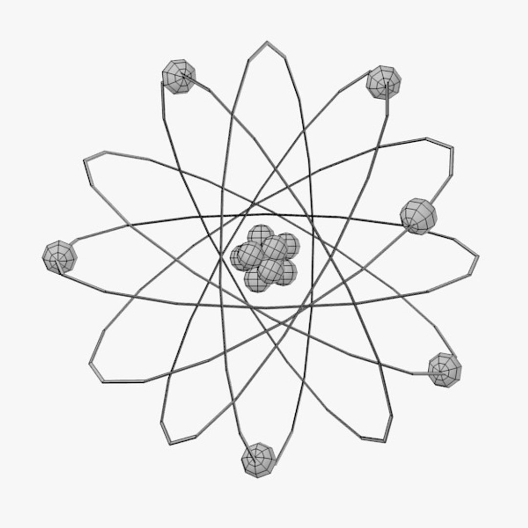 3d atom model