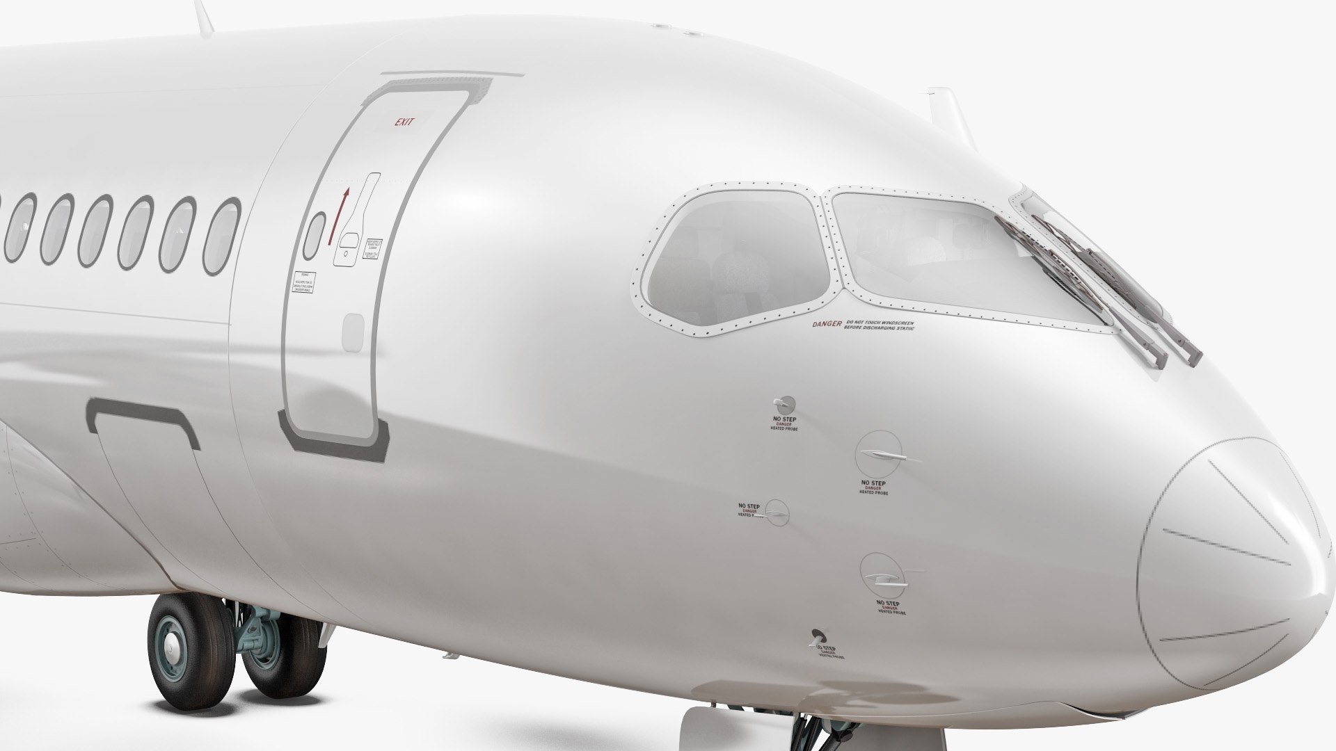 3D airbus a220 100 interior - TurboSquid 1610996