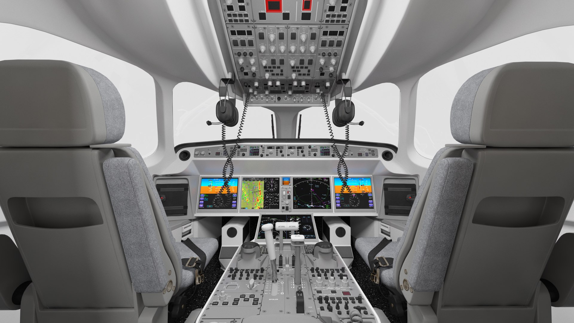 3D airbus a220 100 interior - TurboSquid 1610996