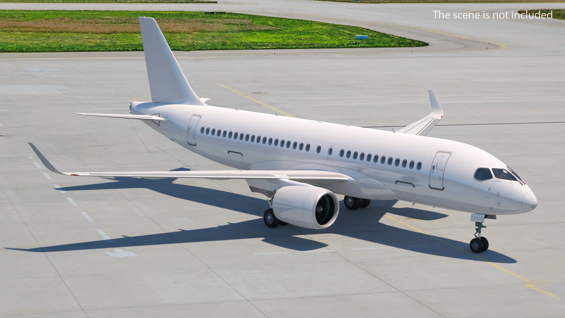 3D Airbus A220 100 Interior - TurboSquid 1610996