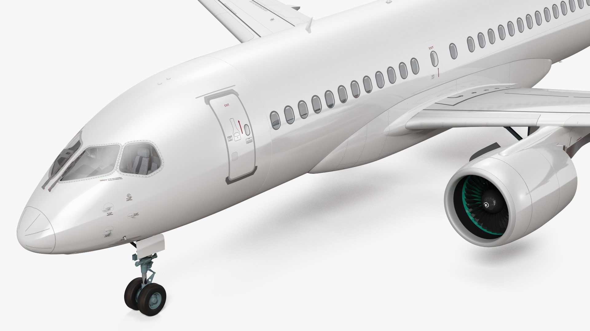 3D airbus a220 100 interior - TurboSquid 1610996