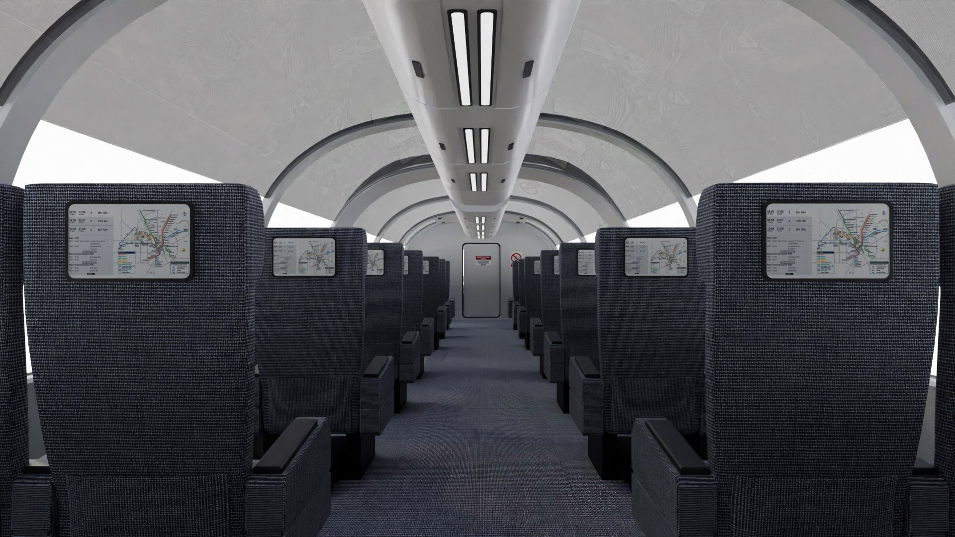 Passenger Bullet Train 3D Model - TurboSquid 1420609