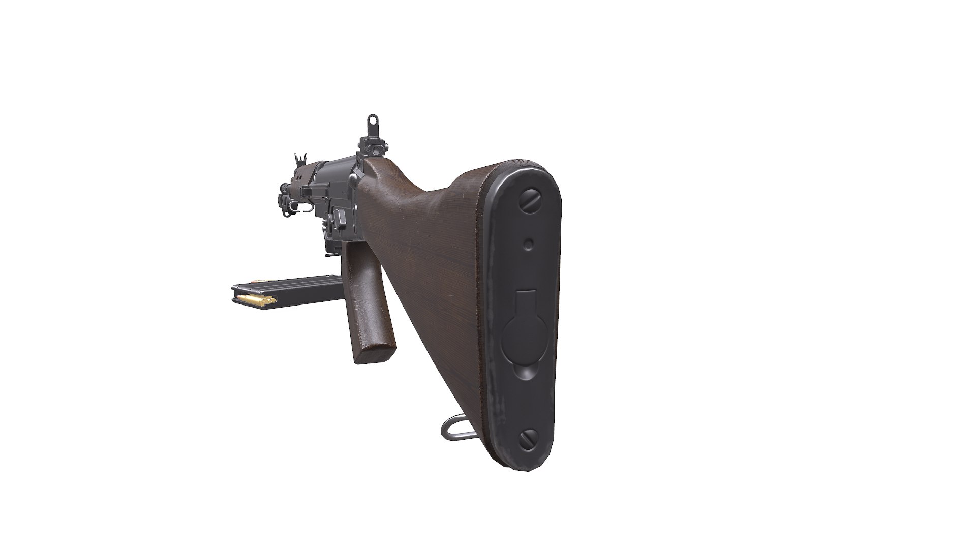 L1A1 SLR Self-Loading Rifle Low-poly PBR Model - TurboSquid 2077786