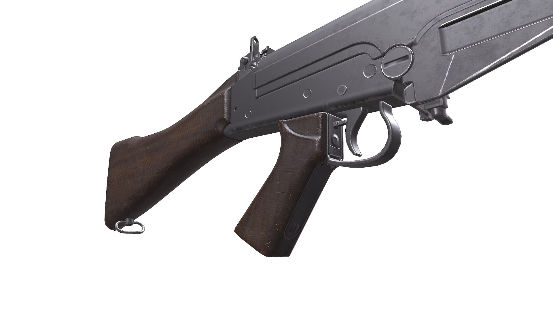 L1A1 SLR Self-Loading Rifle Low-poly PBR Model - TurboSquid 2077786