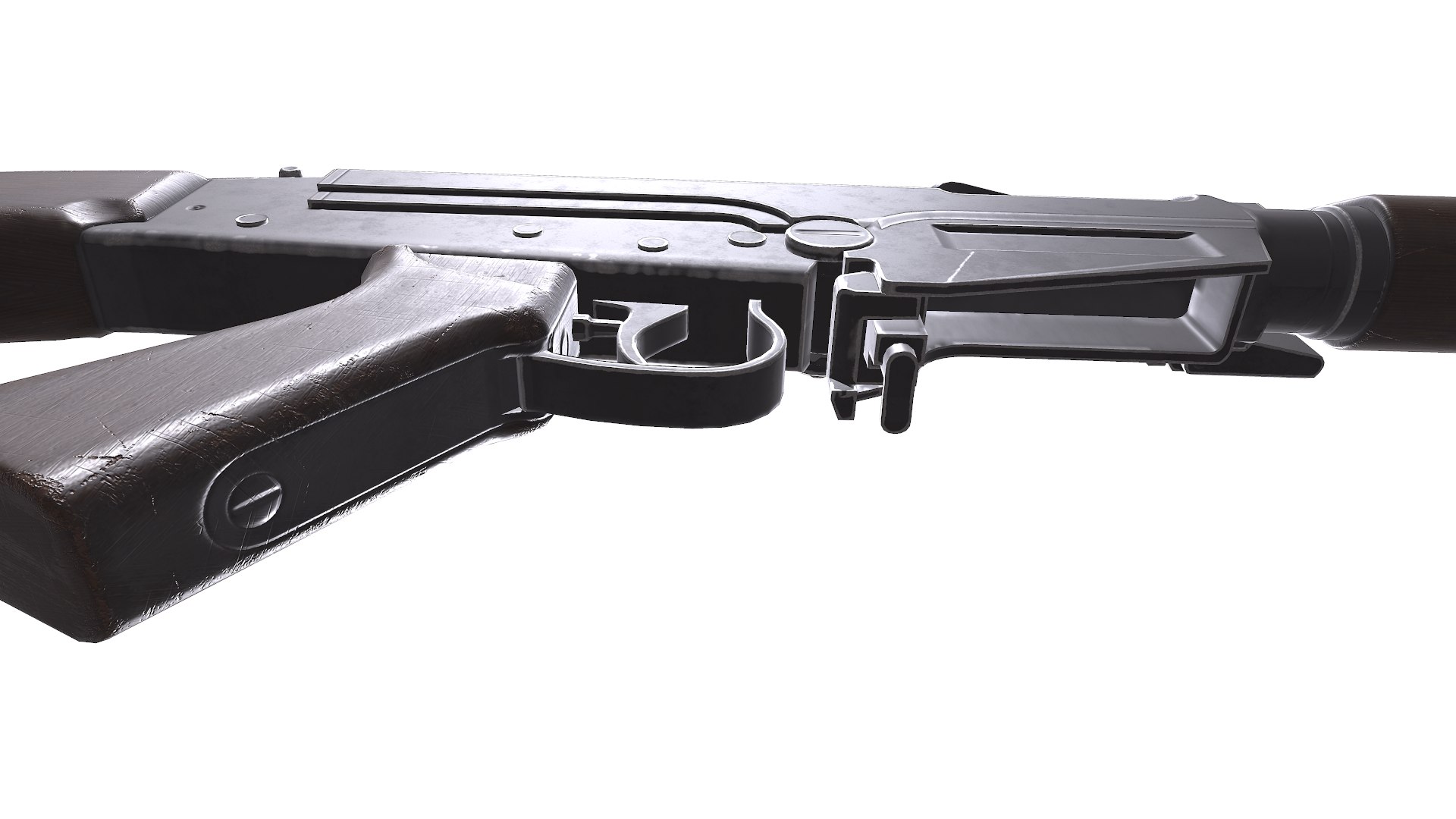 L1A1 SLR Self-Loading Rifle Low-poly PBR Model - TurboSquid 2077786