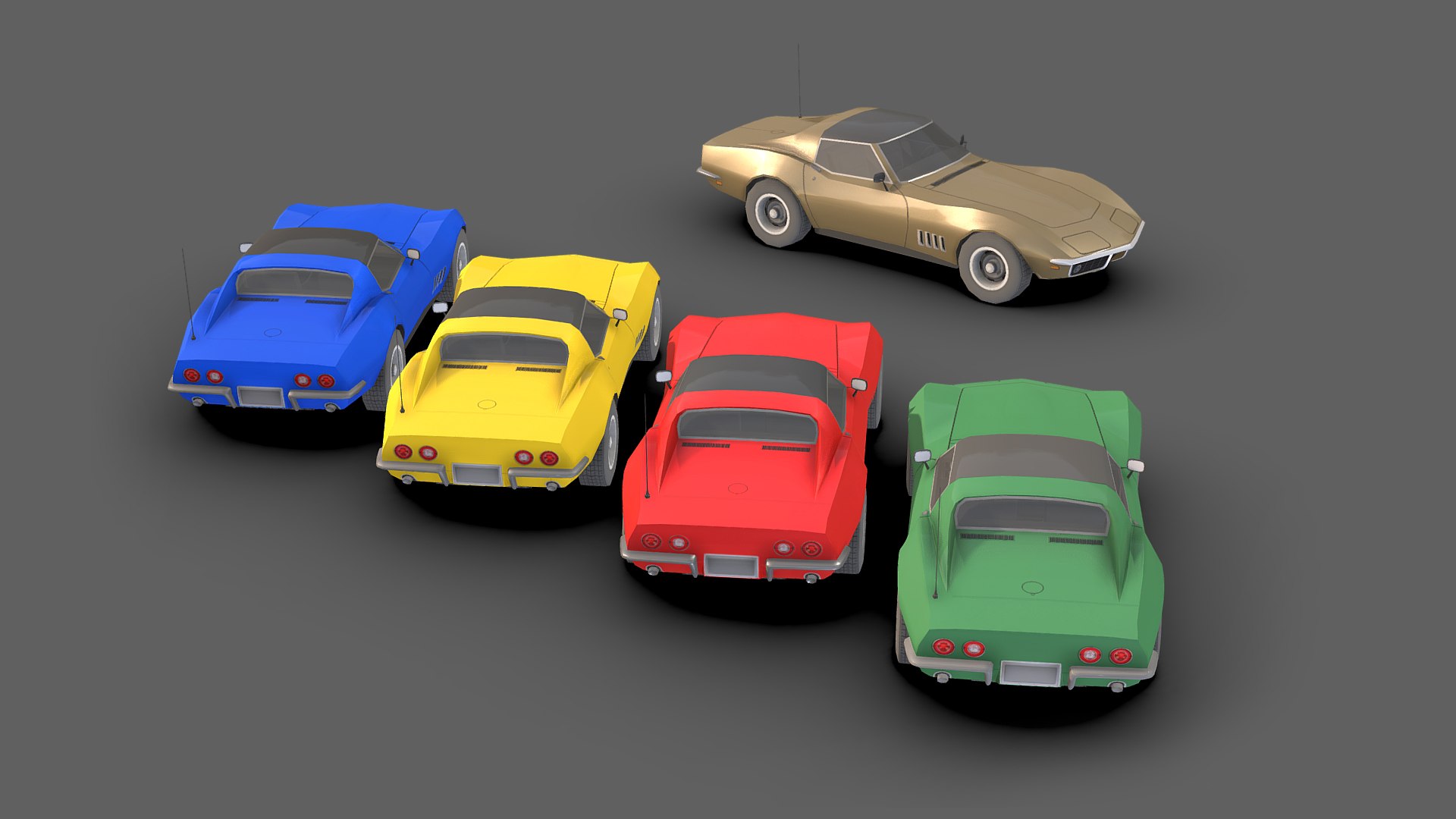 3D Classic Car Pack Model - TurboSquid 2183773