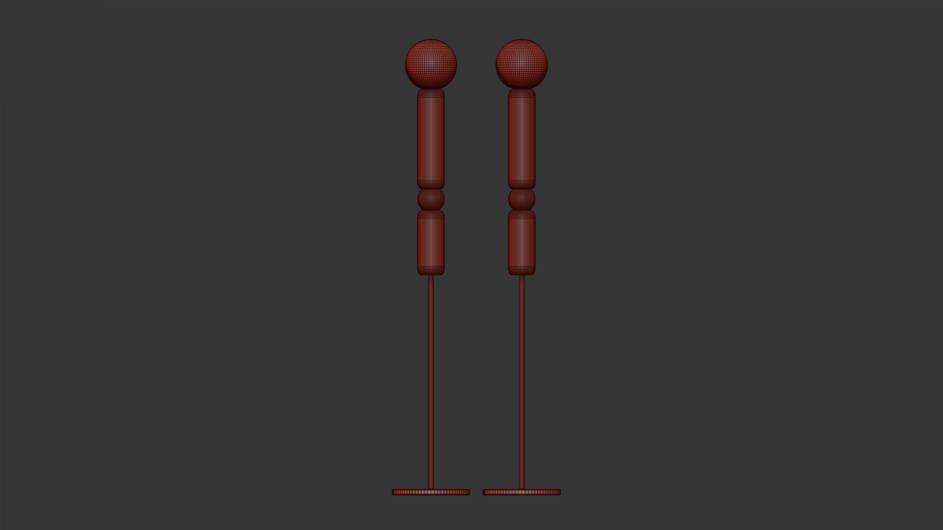 3D Utu Soulful Lighting Play Floor Lamp - TurboSquid 2246053