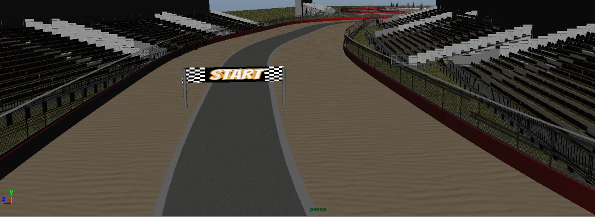 Racing Track 3D Model - TurboSquid 1400989