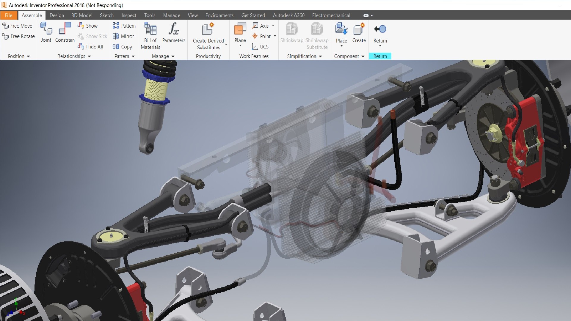 Suspension And Powertrain 3d Model Model - TurboSquid 2339606