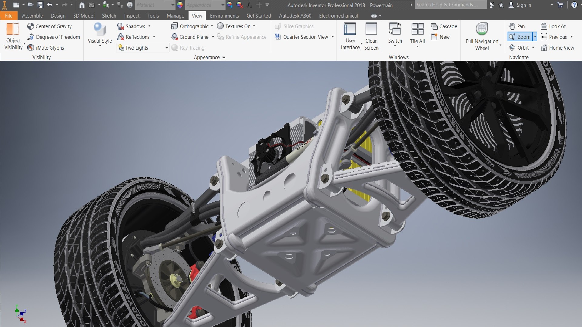 Suspension And Powertrain 3d Model Model - TurboSquid 2339606