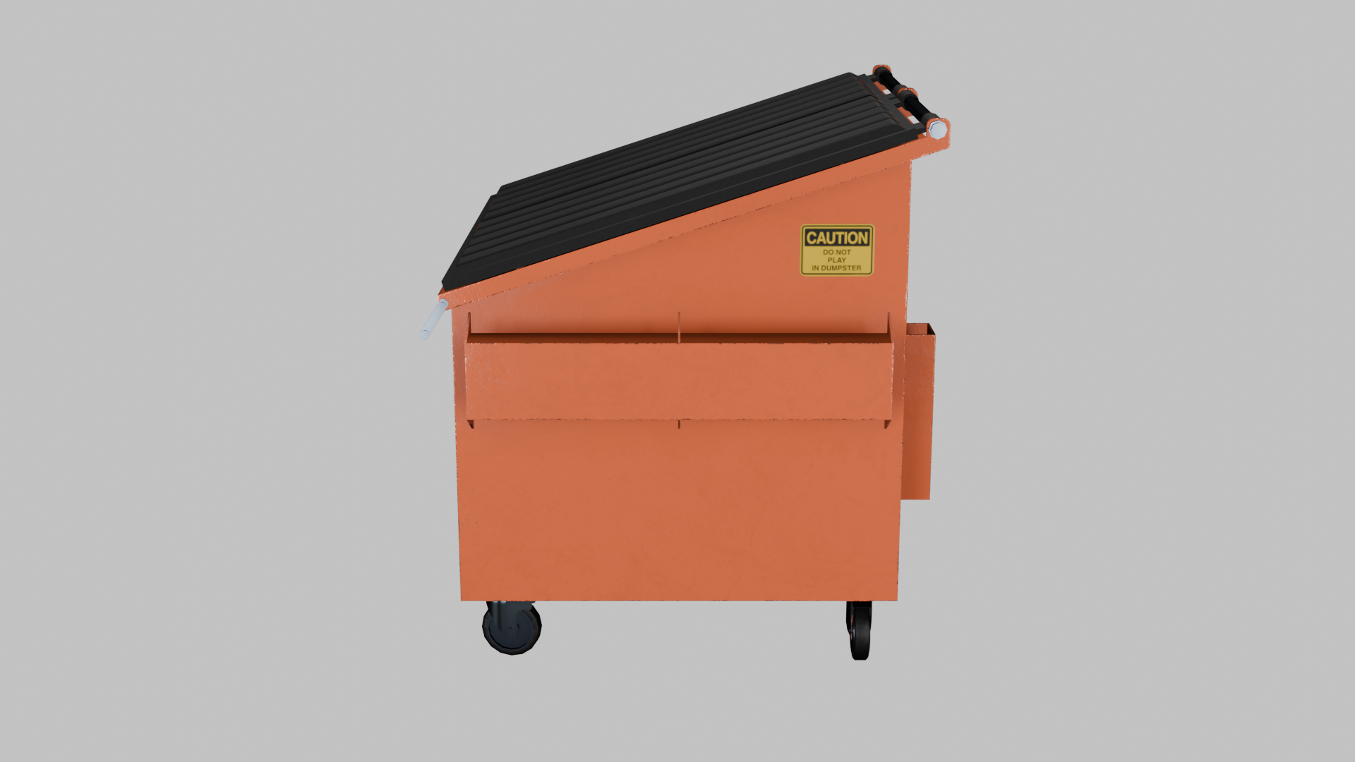 Orange Dumpster 2yard New-Dirty 3D - TurboSquid 2159504