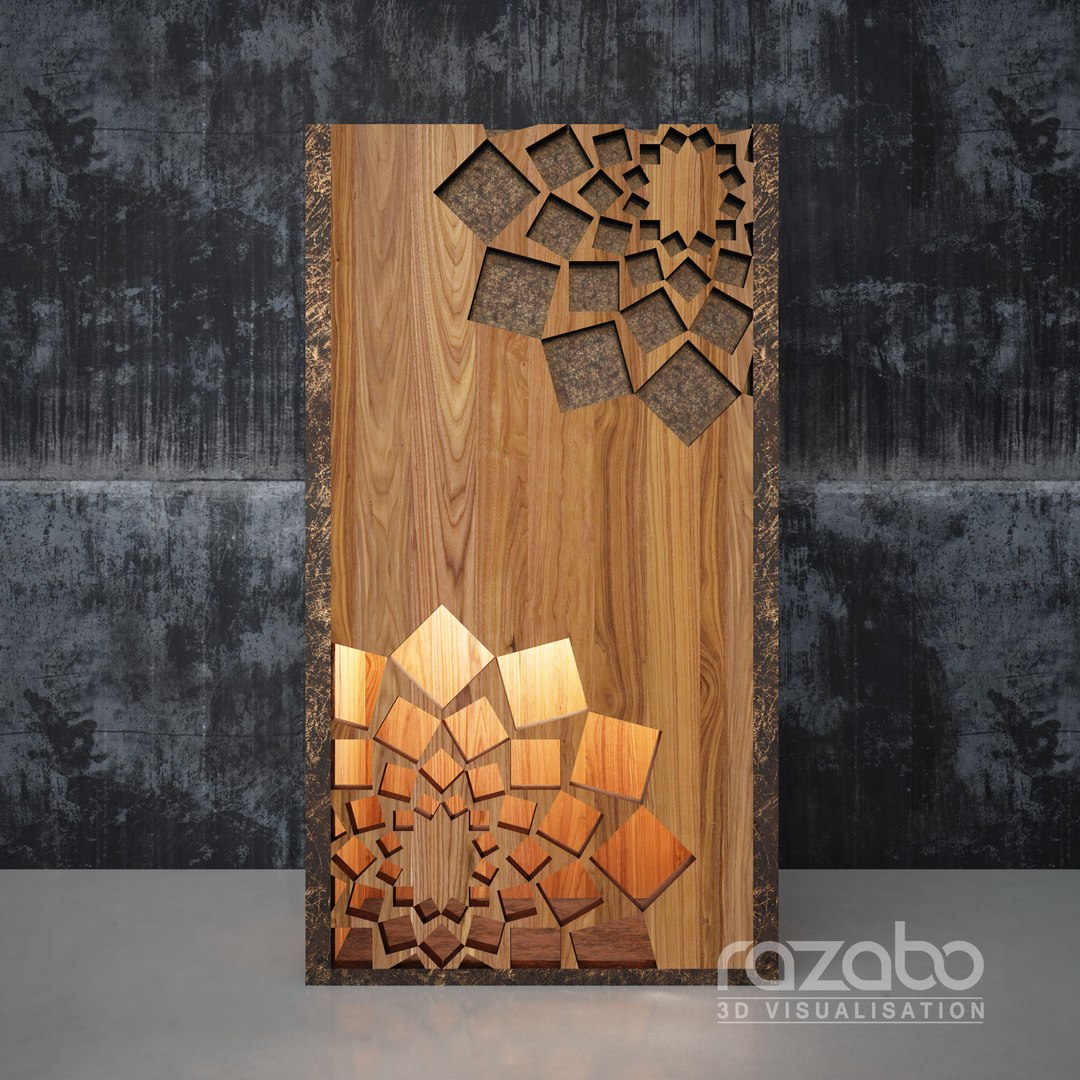 3d Geometric Islamic Pattern Desk Lamp