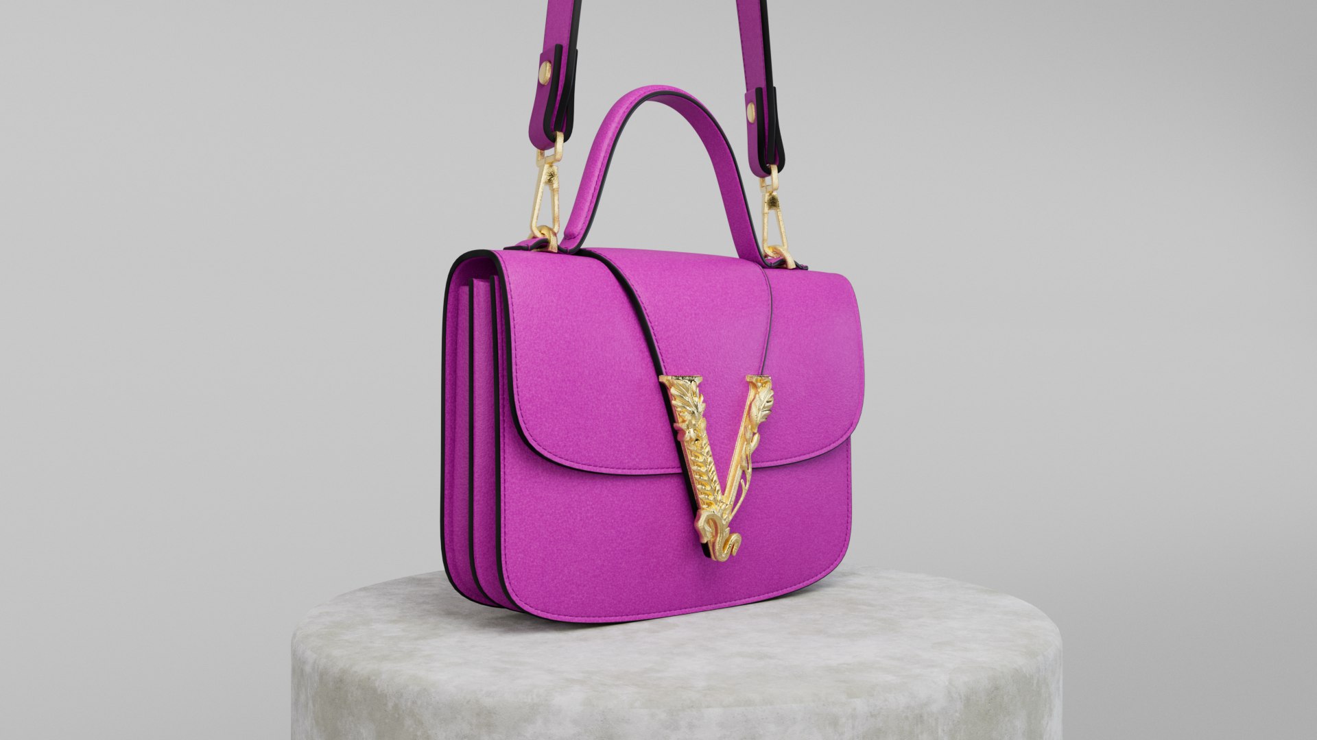 Versace Bag 3D Model - TurboSquid 2236553