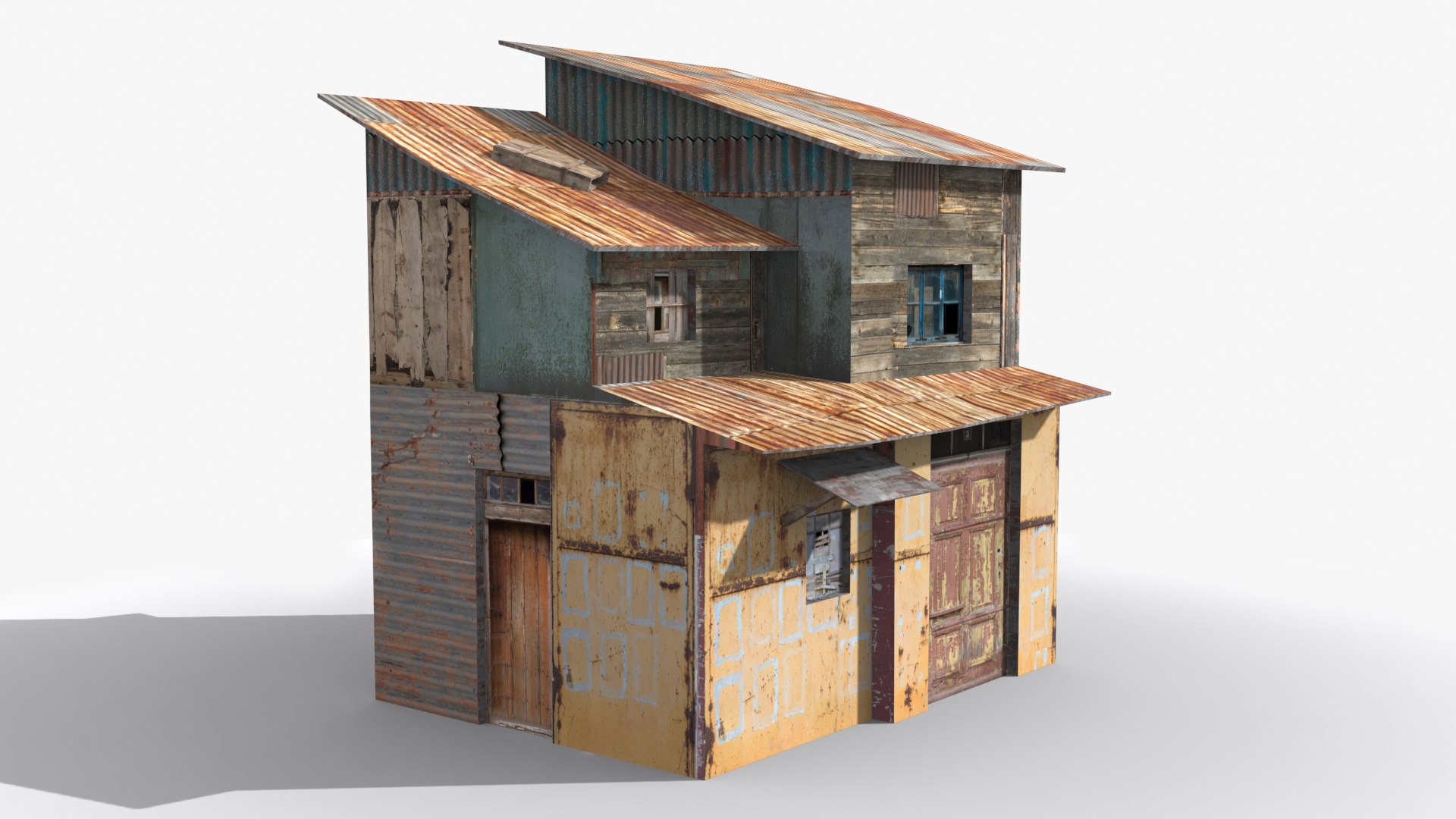 Slum X21 3D Model - TurboSquid 2009596