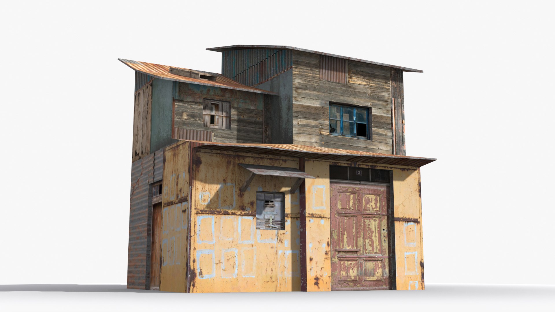 Slum X21 3D Model - TurboSquid 2009596