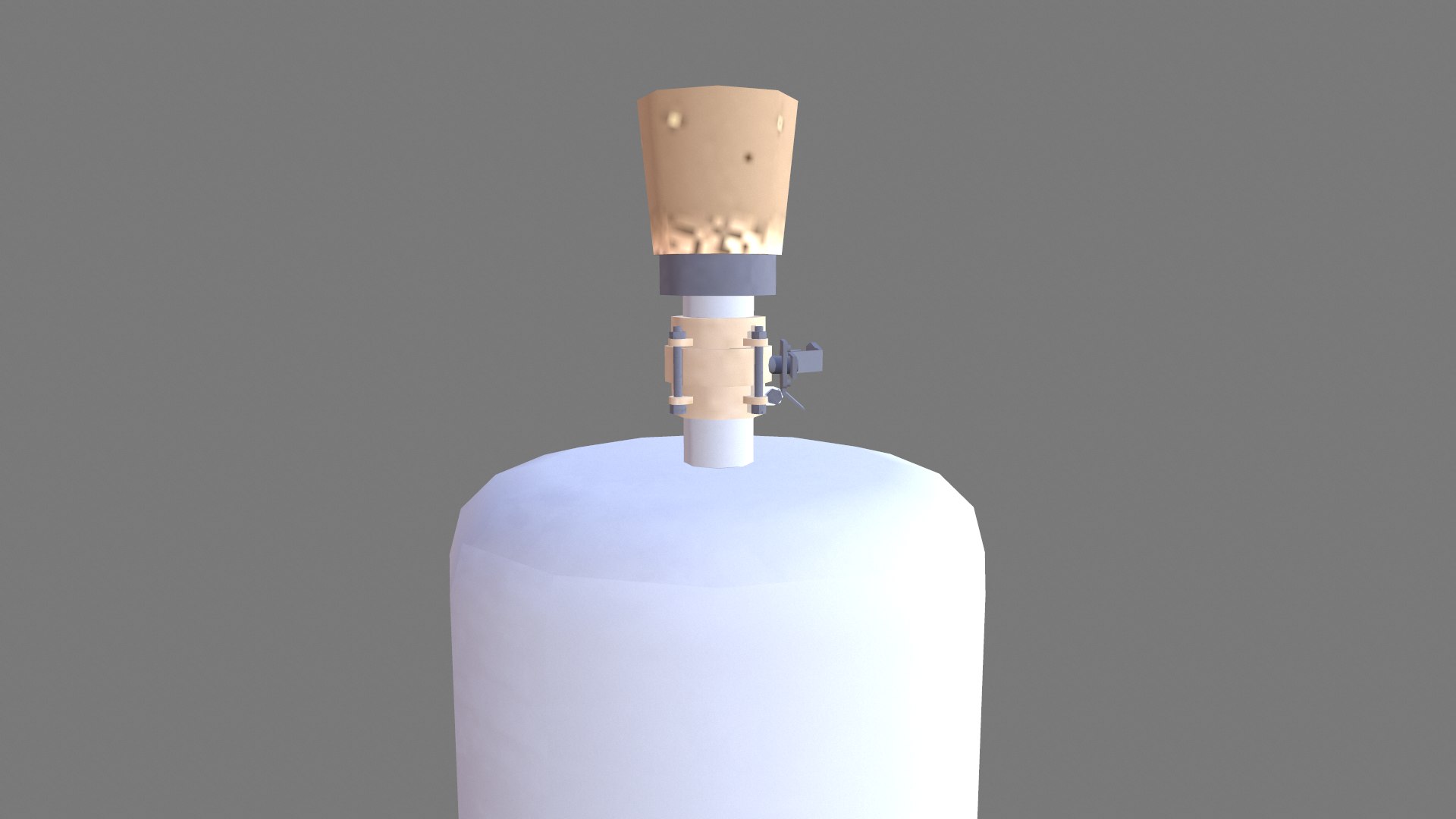 3D Metal Cylinder Model - TurboSquid 2297993
