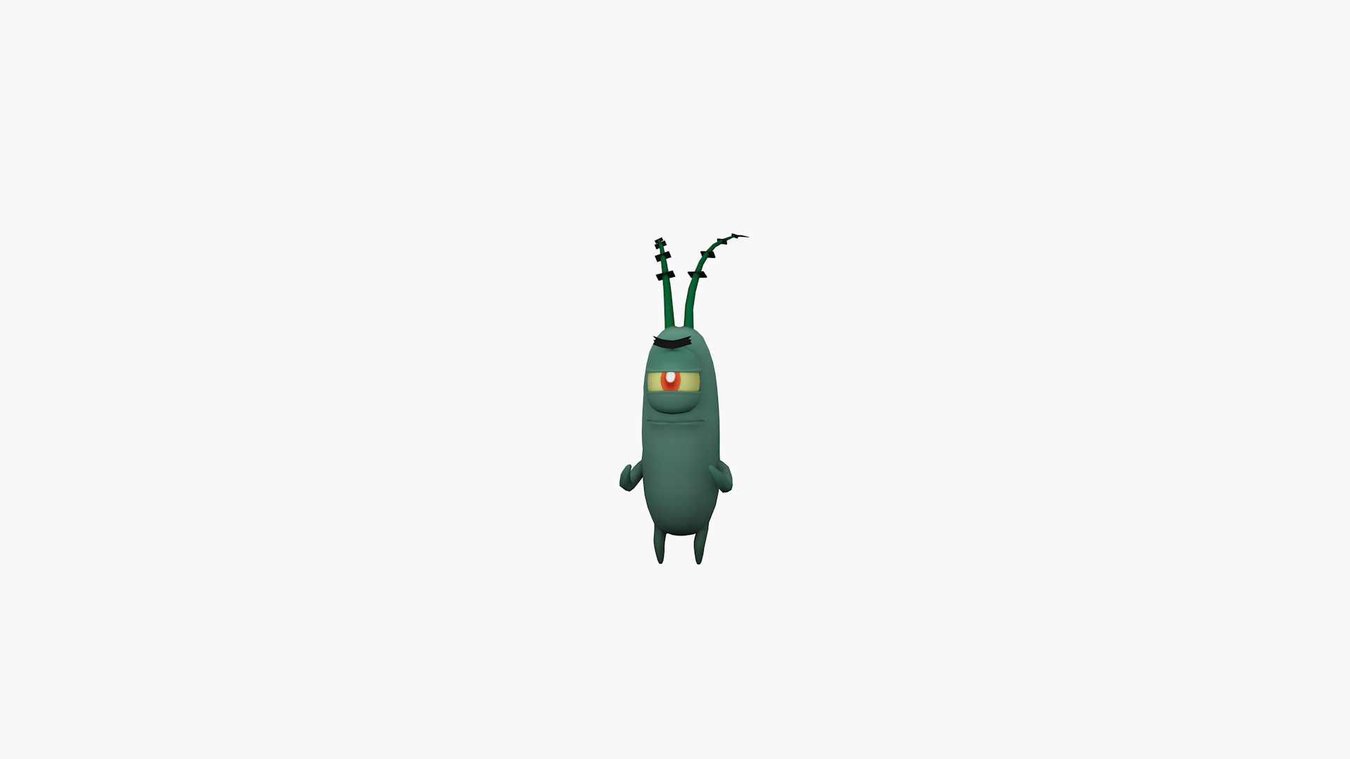 3D Sheldon Plankton - TurboSquid 2345819