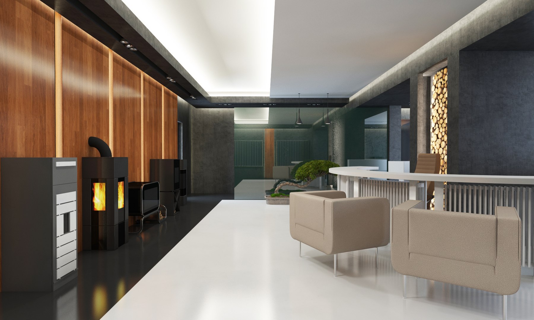 Office Shop 3d Model