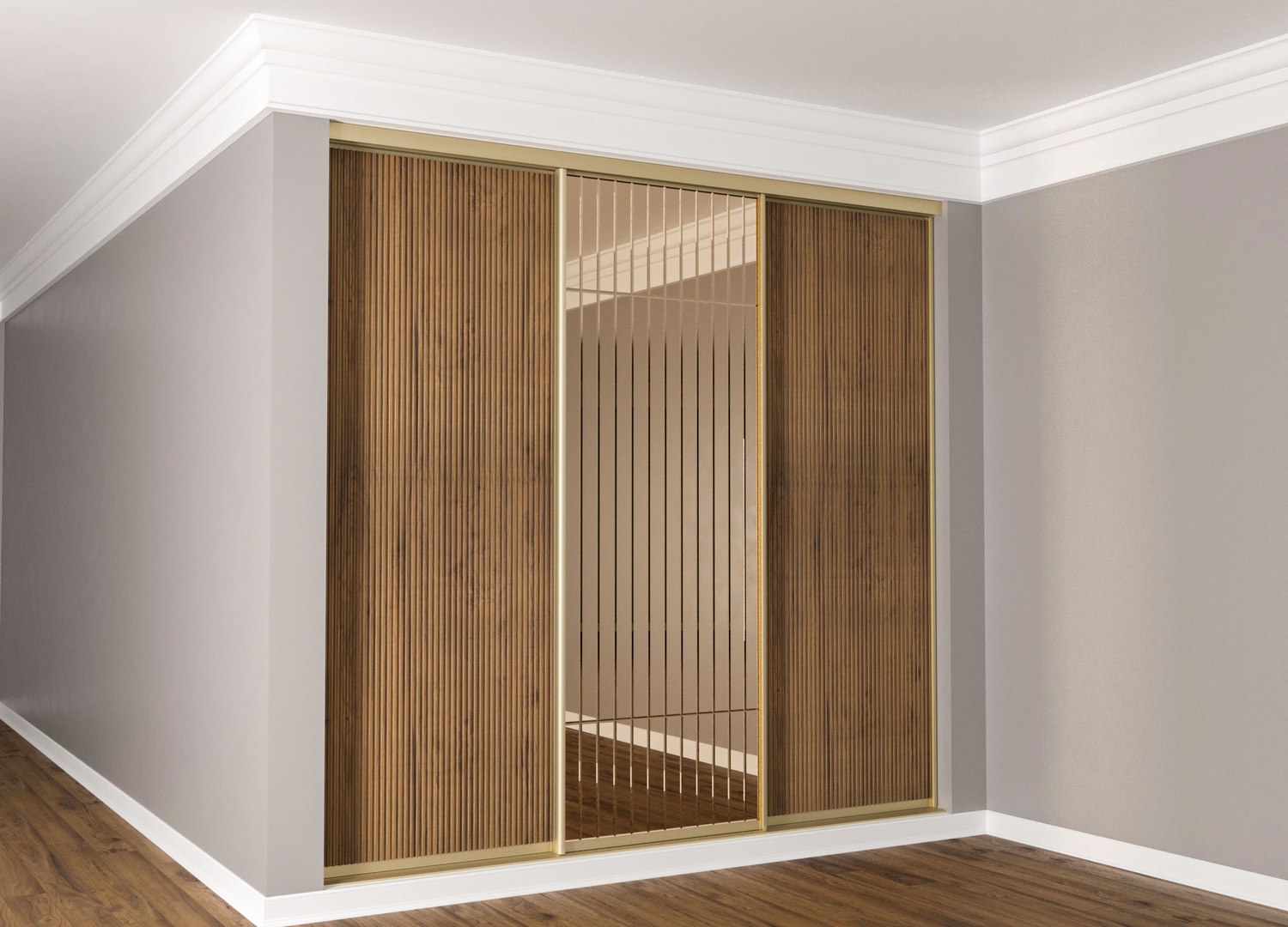 Sliding Door Wardrobe 3D Model - TurboSquid 1771079