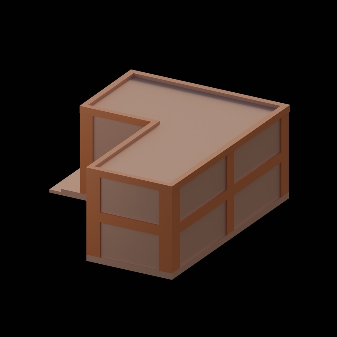 Building Cartoon 3D Model - TurboSquid 2221338