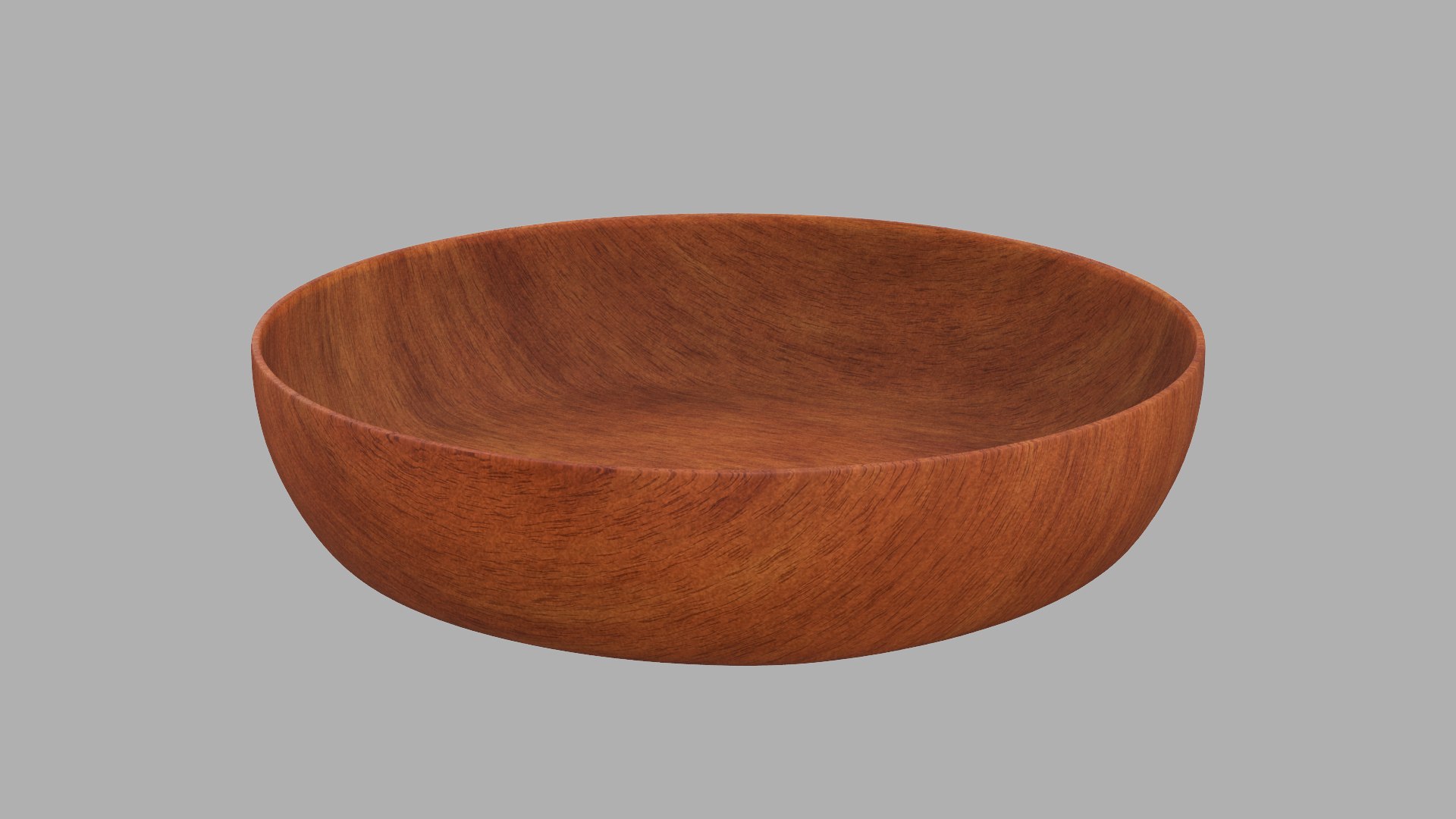 3D Wooden Bowl Model - TurboSquid 2242197