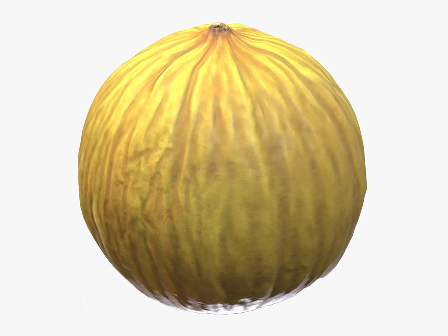 3D Casaba Melon Low Poly Model - TurboSquid 2317633