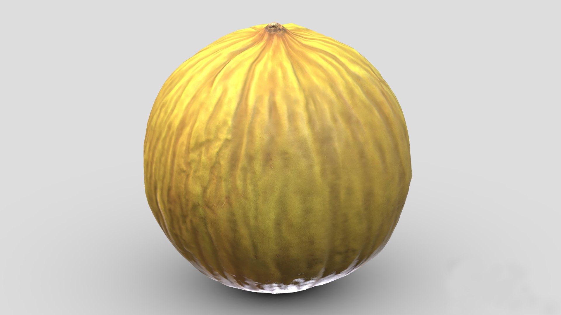 3D Casaba Melon Low Poly Model - TurboSquid 2317633