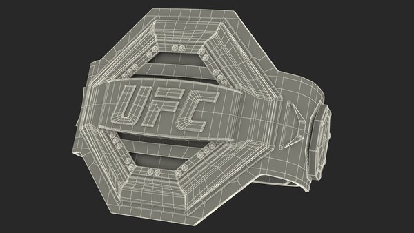 modelo 3d Cinturón de campeonato UFC Legacy - TurboSquid 1615502