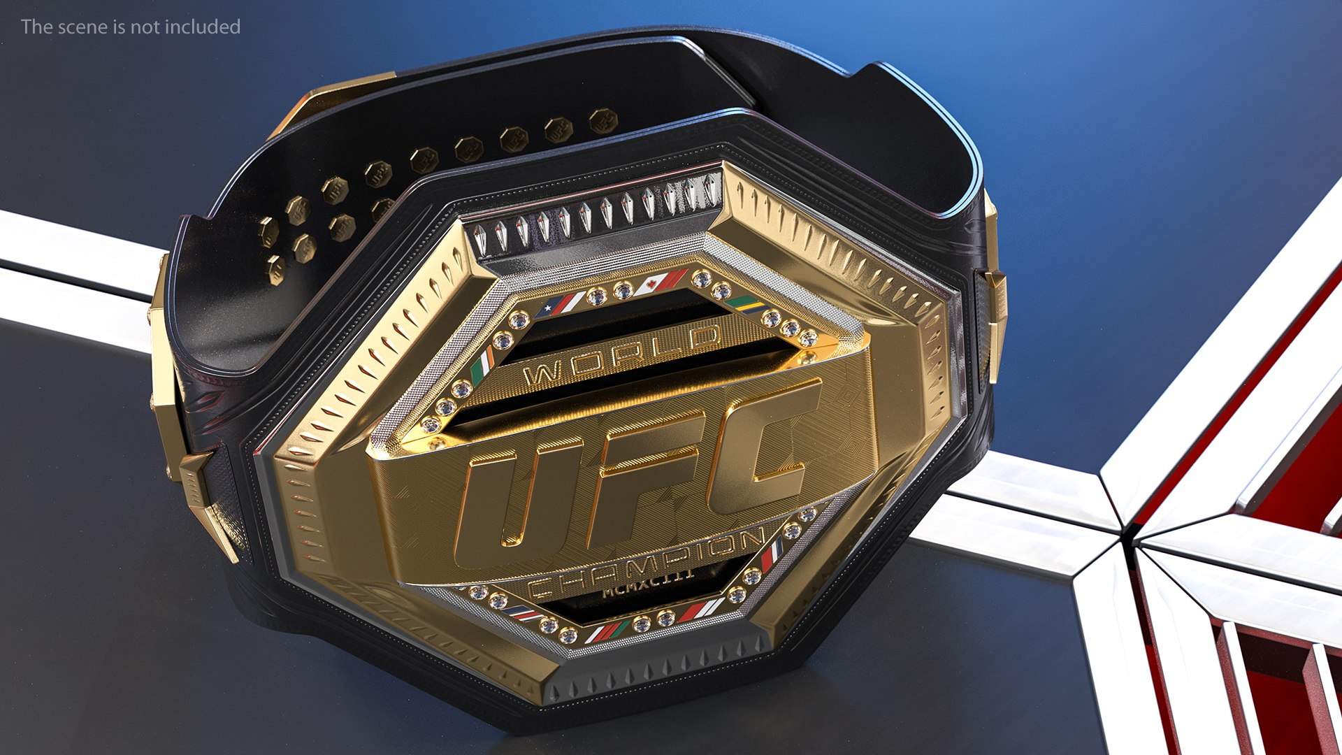 Ufc Legacy Championship Belt 3D Model - TurboSquid 1615502