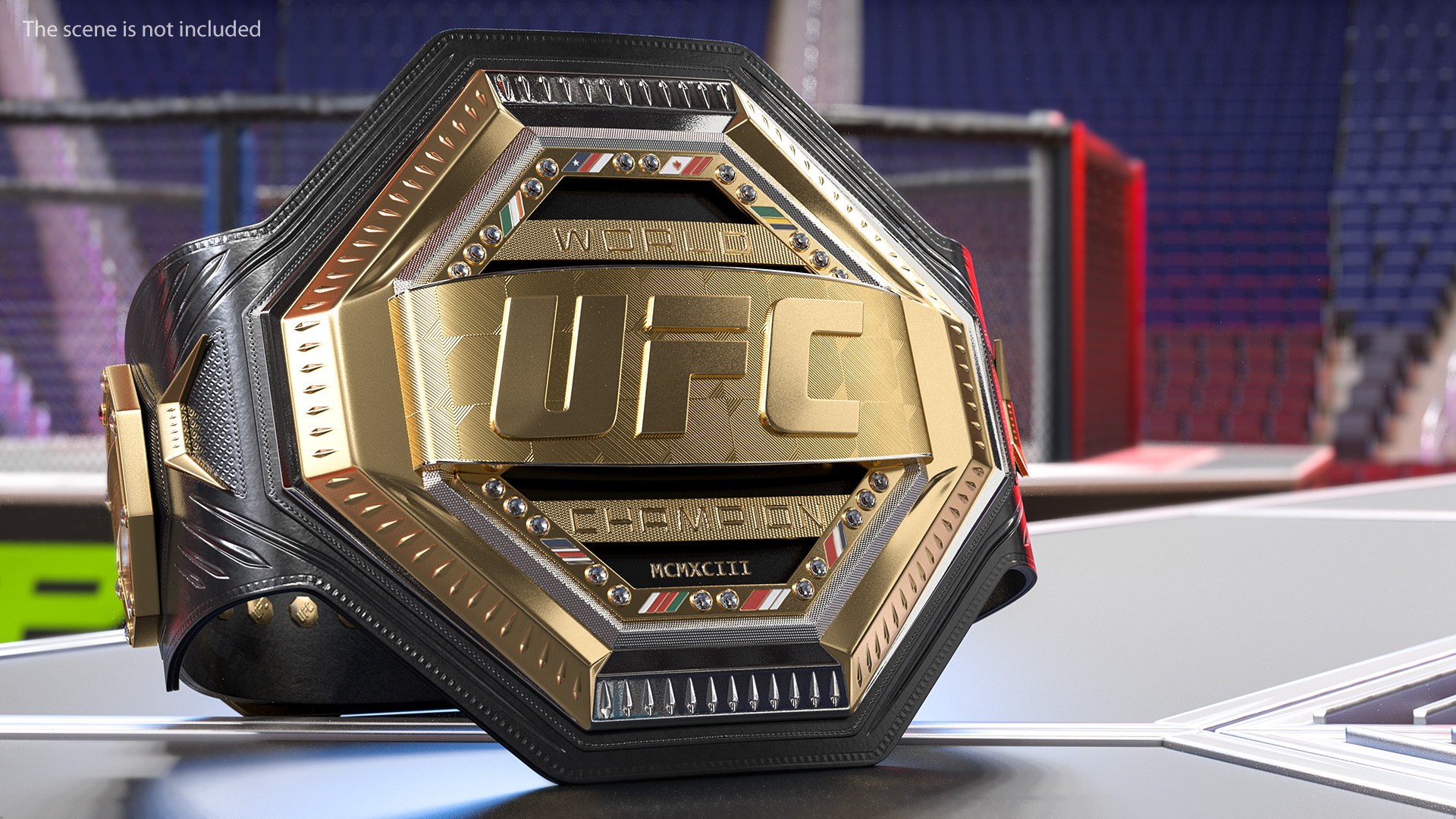 Ufc Legacy Championship Belt 3D Model - TurboSquid 1615502