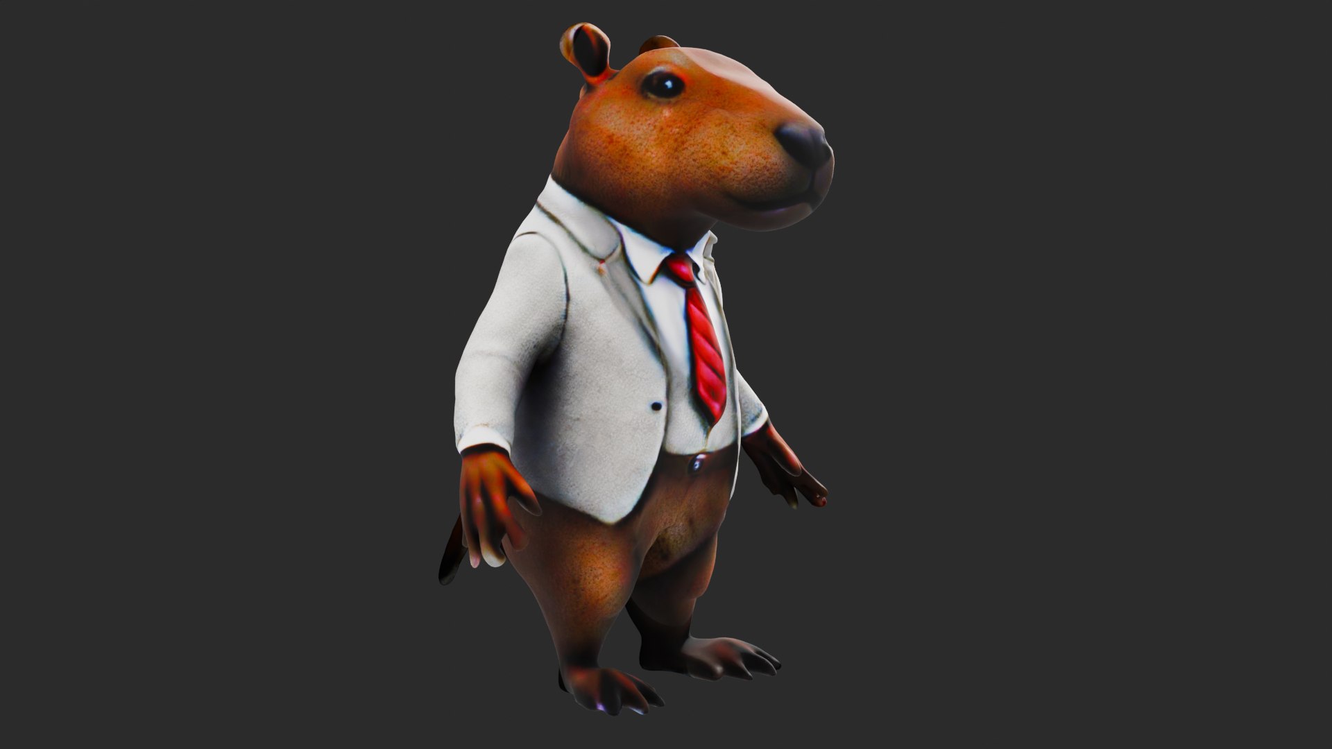Capybara Model - TurboSquid 2178415