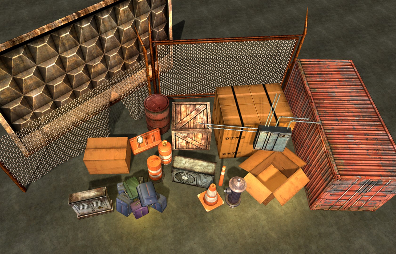 Props Pack 3D Model - TurboSquid 1304056