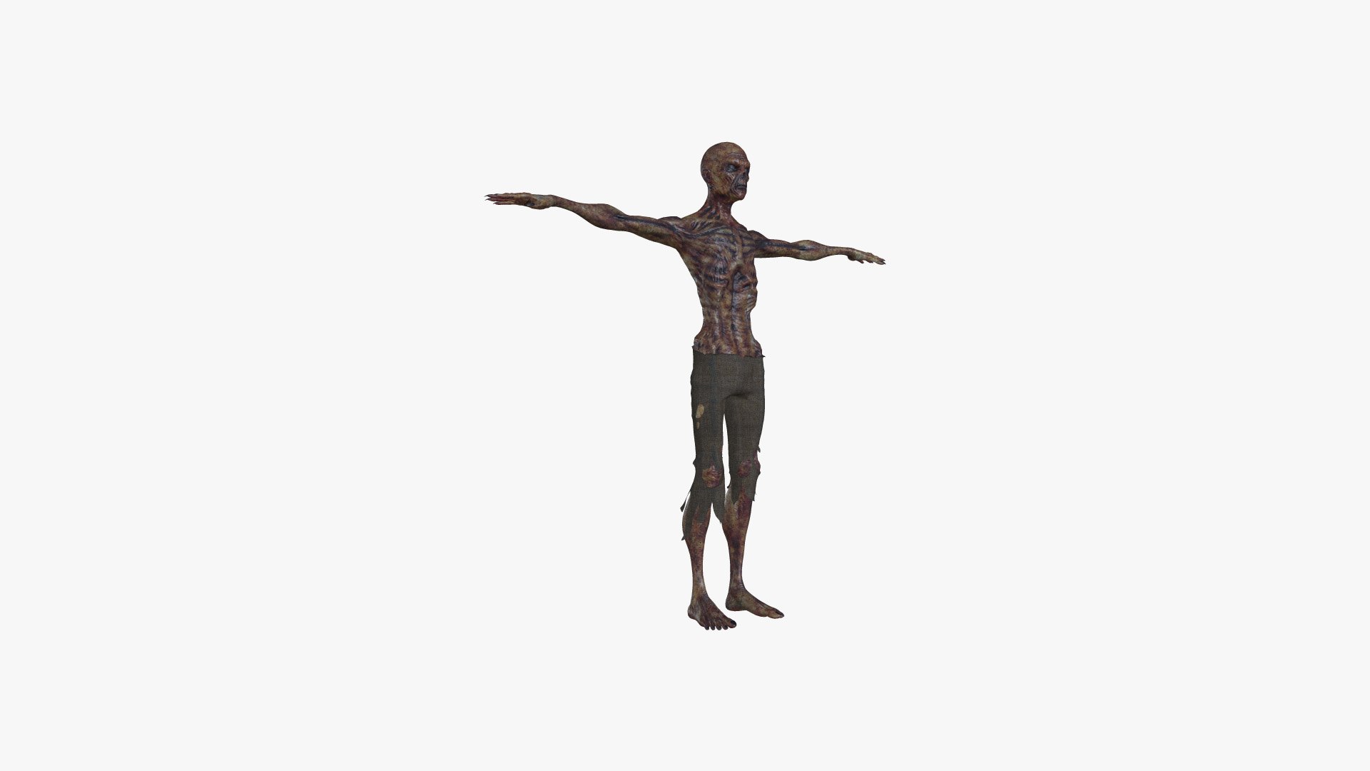 ZMB-001 Rigged Zombie 3D Model - TurboSquid 2096518